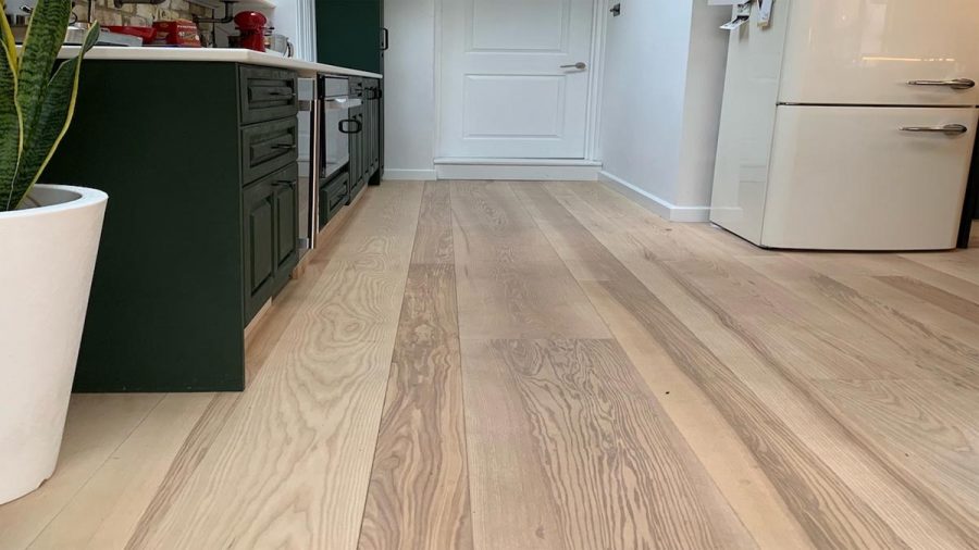 Engineered Ash Flooring for Contemporary Kitchen - Sutton Timber