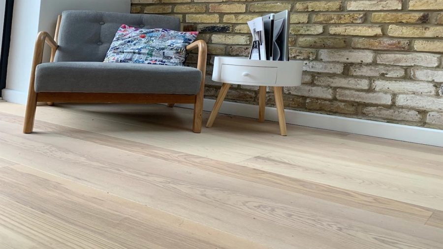 Engineered Ash Flooring for Contemporary Kitchen - Sutton Timber